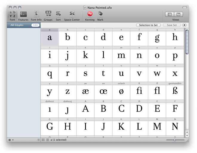 Font Collection • RoboFont
