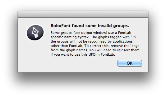 Opening fonts • RoboFont